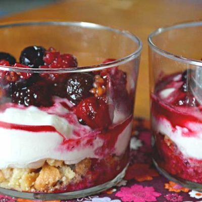 Tiramisu aux spéculoos et fruits rouges